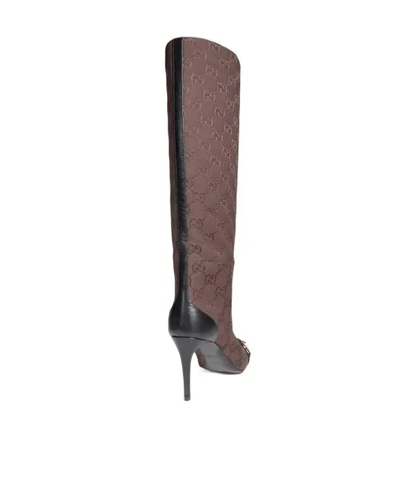 Gucci Donna Tall Boots With Horsebit Detail