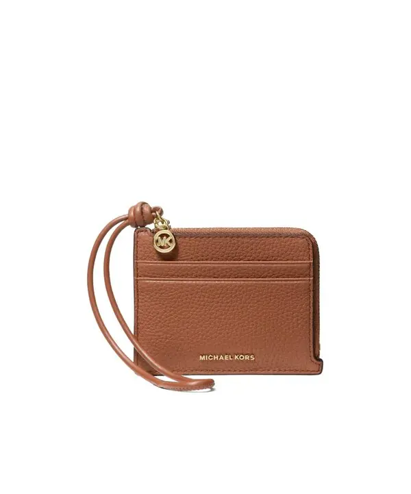 Michael Kors Grainedleather Card Holder - Brown
