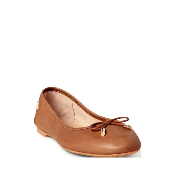 Ralph Lauren Solid Color Ballet Pumps