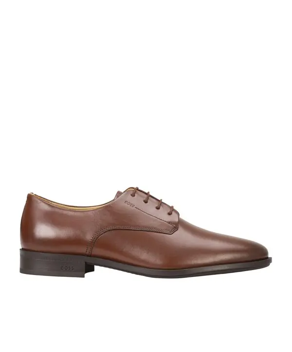 Hugo Boss Solid Color Leather Shoes