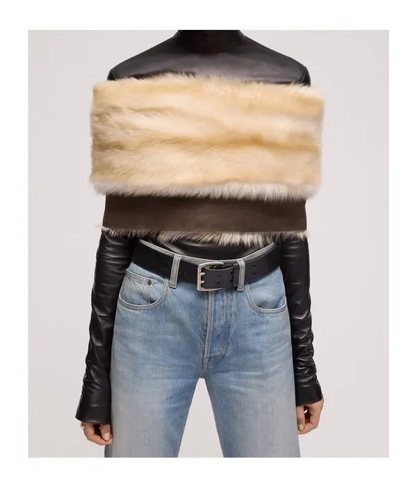 Gucci Shearling Cape