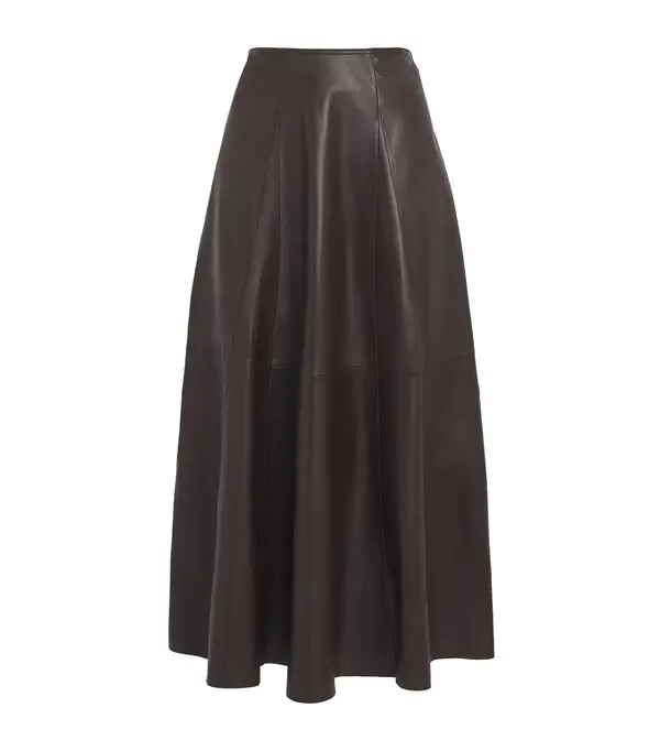 ARMA Lambskin Eleni Maxi Skirt