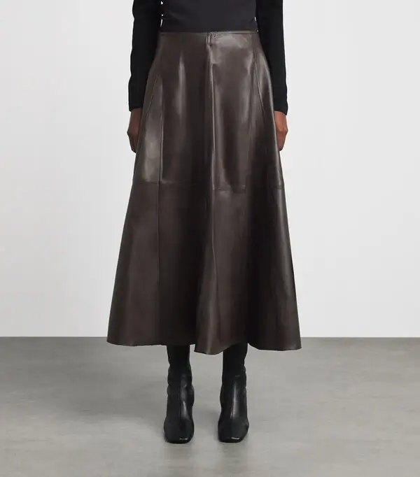 ARMA Lambskin Eleni Maxi Skirt