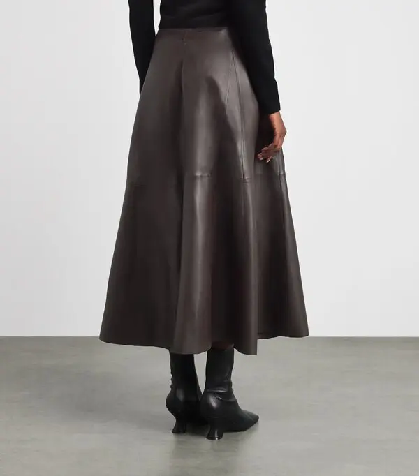 ARMA Lambskin Eleni Maxi Skirt