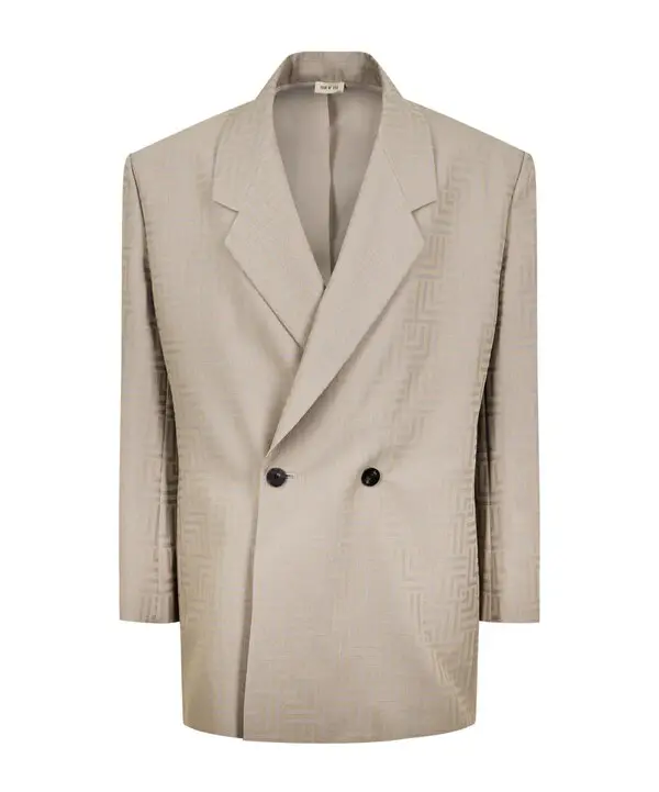 Fear Of God Doublebreasted Blazer - Grey