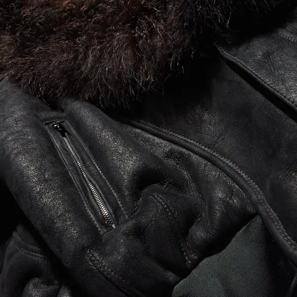 Gucci Fuzzy Collar Bomber Jacket