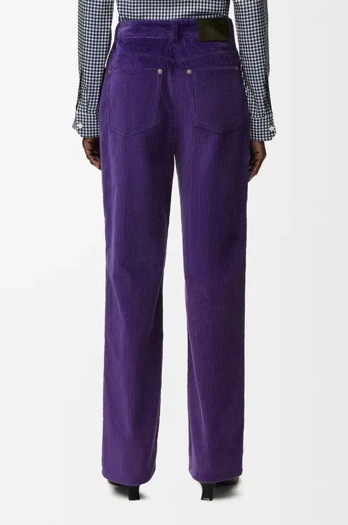 Loewe Trousers In Cotton Corduroy