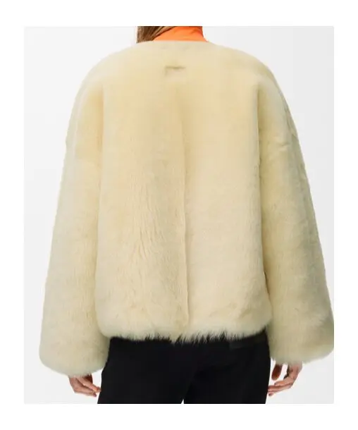 Loewe Cardigan In Shearling