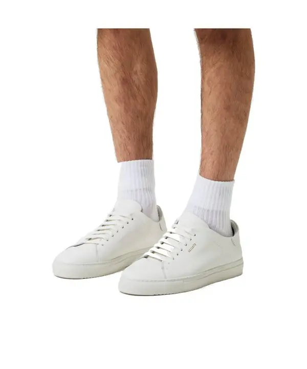 Axel Arigato Solid Color Leather Low Trainers