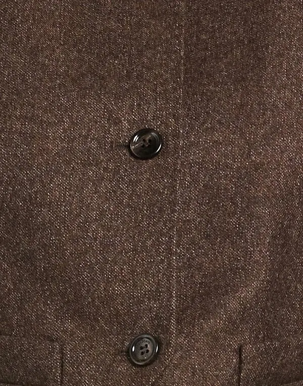 Max Mara Two-tone Wool Waistcoat