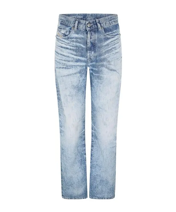 DIESEL® Highwaisted Straightleg Jeans - Blue