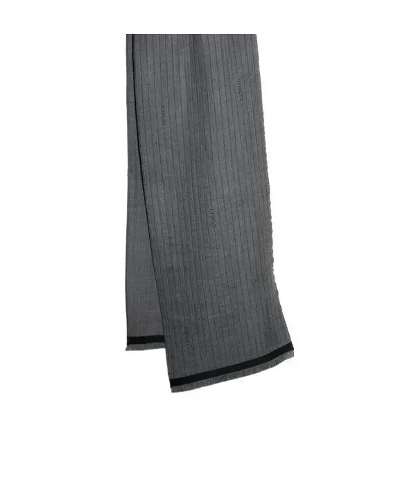 Gucci Pinstripe Scarf - Grey