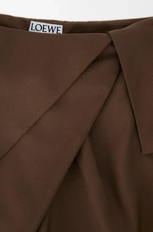 Loewe Draped Trousers In Wool