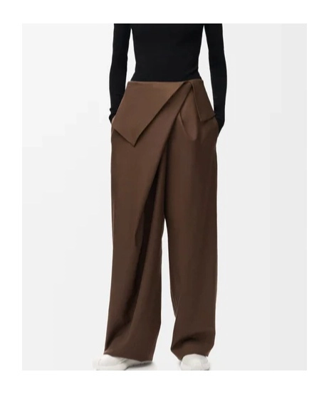 Loewe Draped Trousers In Wool