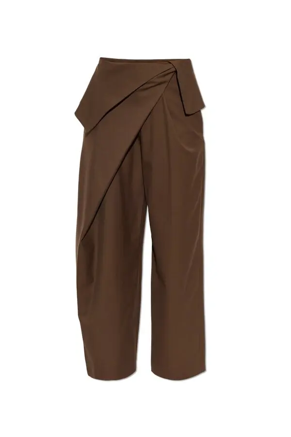 Loewe Draped Wool Trousers