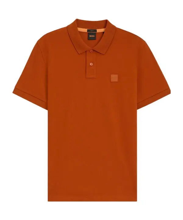 Hugo Boss Shortsleeve Polo Shirt - Brown