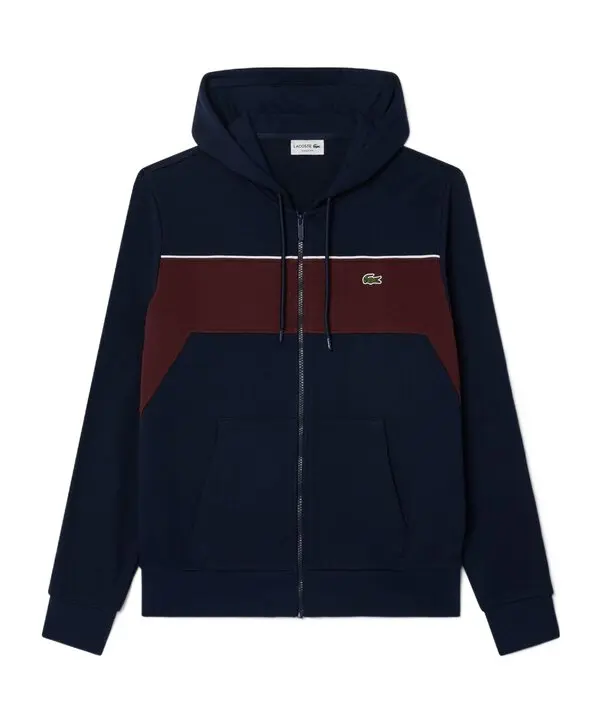 Lacoste Colourblock Zipup Hoodie