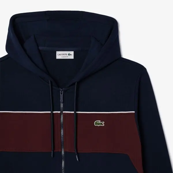 Lacoste Colourblock Zipup Hoodie