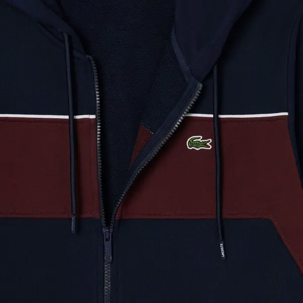 Lacoste Colourblock Zipup Hoodie