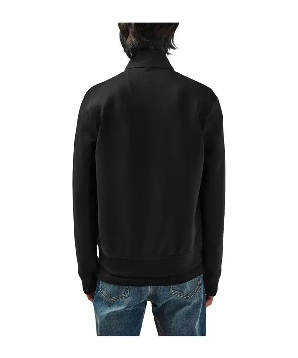Paul Smith Mixed-fabric Stand Collar Jacket