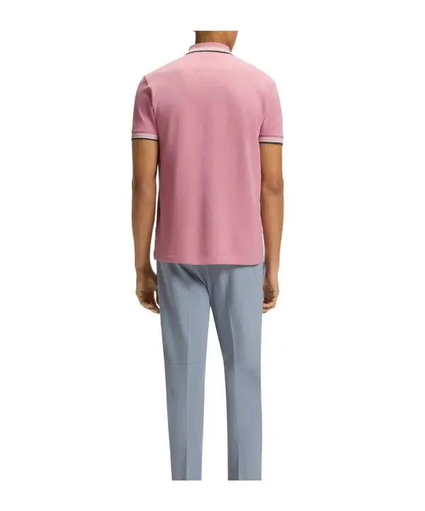 Hugo Boss Shortsleeve Polo Shirt With Trimcollar