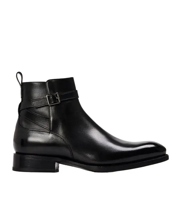 Hugo Boss Polishedleather Jodhpur Boots