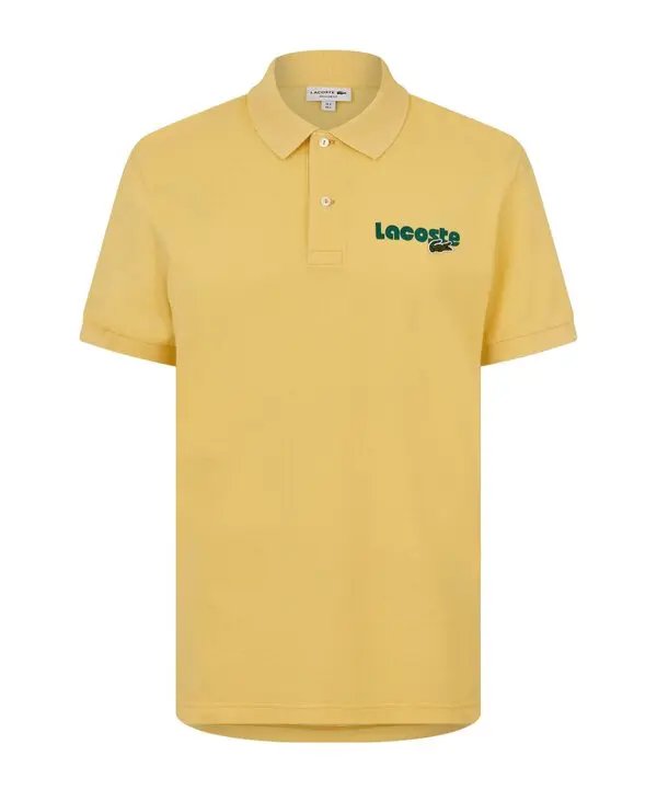 Lacoste Logo Polo Shirt - Yellow