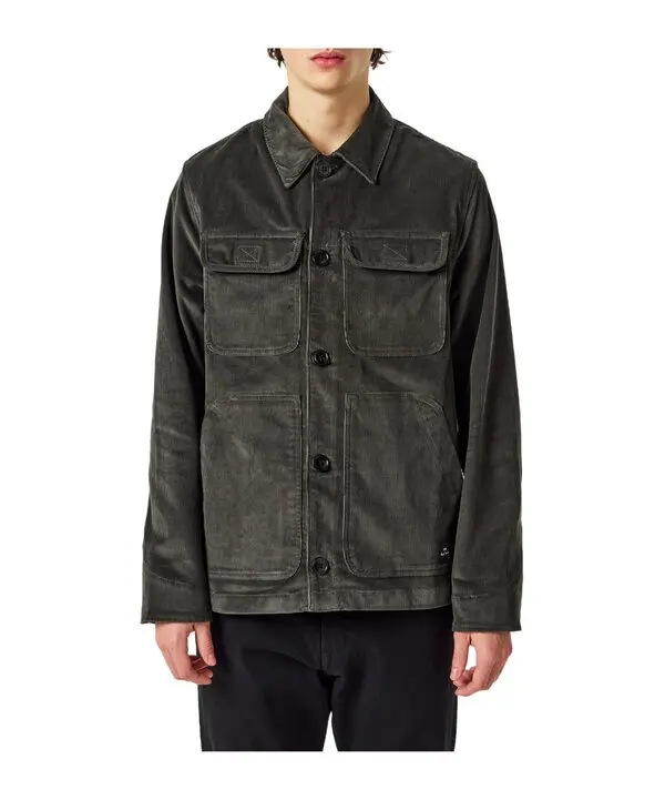 Paul Smith Corduroy Shirt Jacket - Black