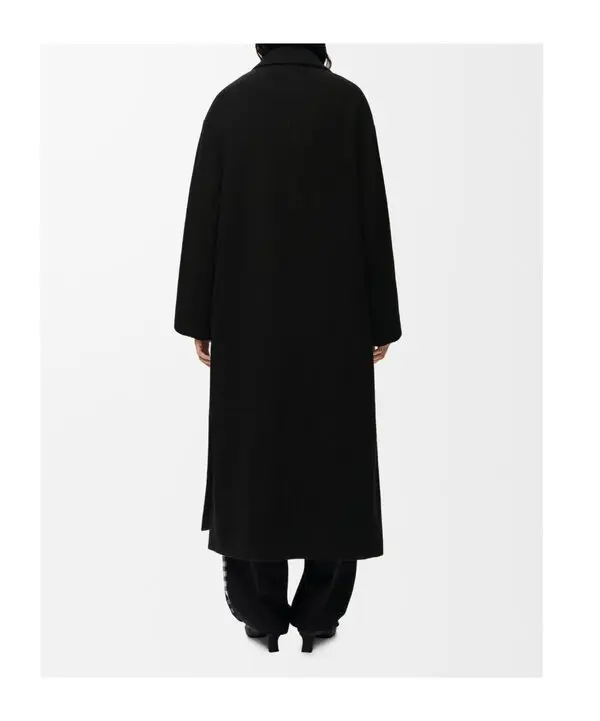 Loewe Coat In Wool And Cashmere