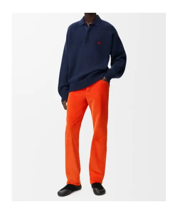 Loewe Trousers In Cotton Corduroy