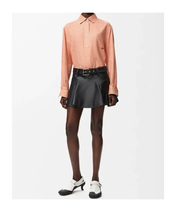 Loewe Mini Skirt In Nappa Lambskin