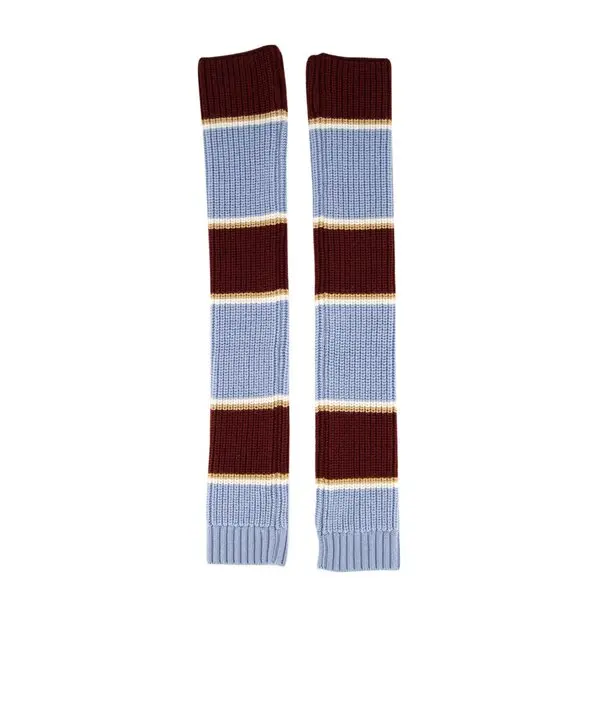 Alanui Onda And Vermouth Wool Knit Sleeves - Multi-color