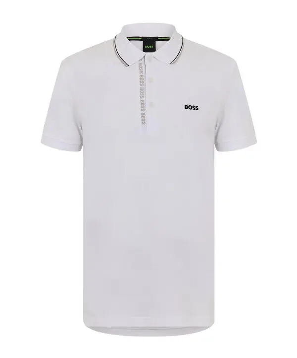Hugo Boss Shortsleeve Polo Shirt - White