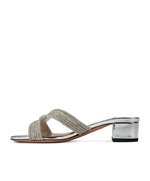 AQUAZZURA Crystal Muse Heeled Sandals