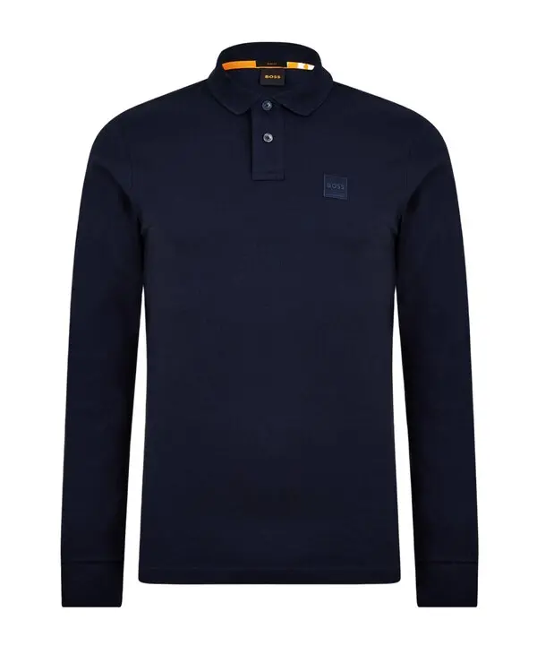 Hugo Boss Solid Color Polo Shirt - Black