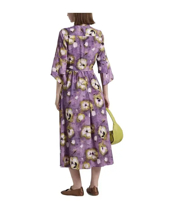 MAXCO. Max&co. Floral Print Shirt Dress With Belt