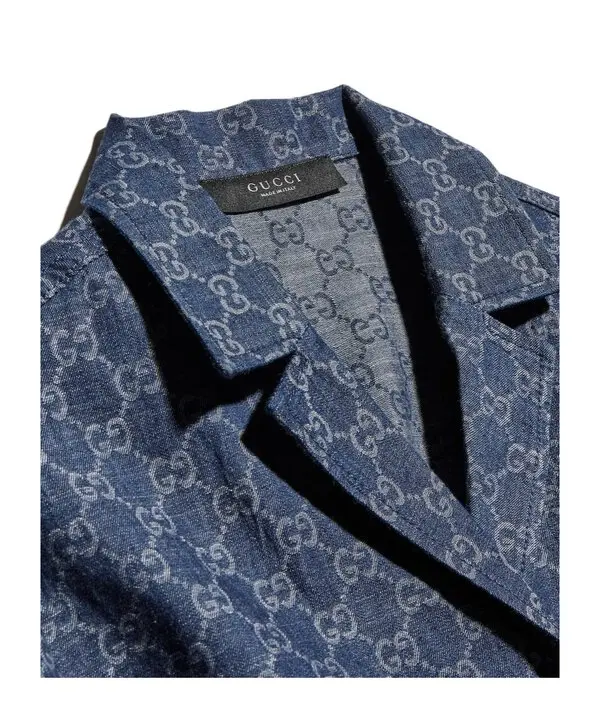 Gucci Gg Jacquard Shirt