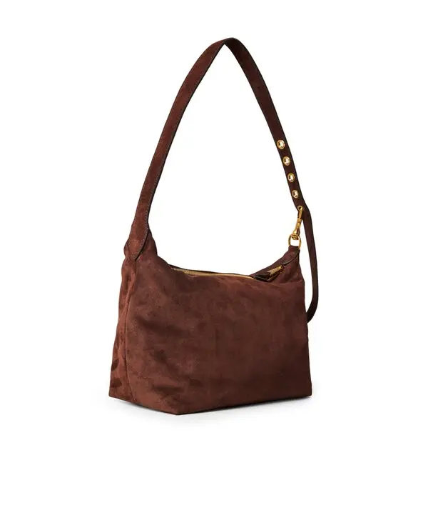Miu Miu Spirit Suede Shoulder Bag - Brown