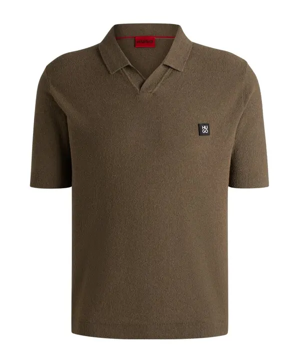 Hugo Boss Shortsleeve Knit Polo Shirt