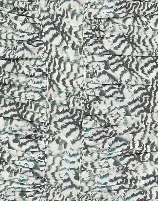 Isabel Marant Étoile Zebra-striped Stretch Midi Skirt
