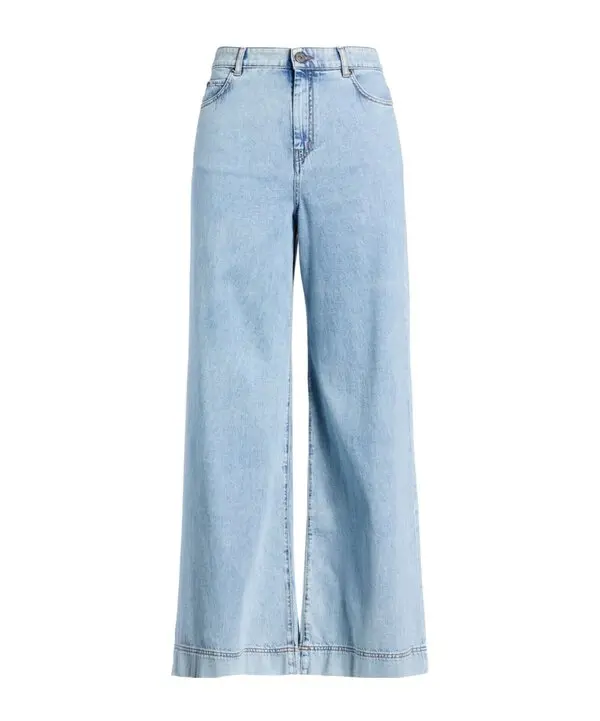 Max Mara Light-wash Straight-leg Jeans - Blue