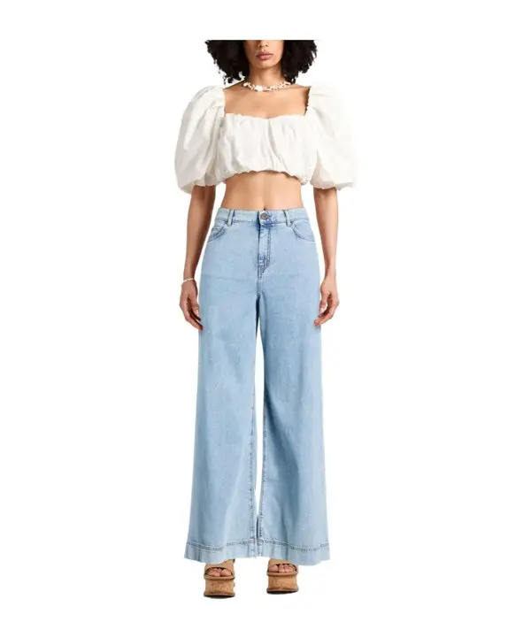 Max Mara Light-wash Straight-leg Jeans