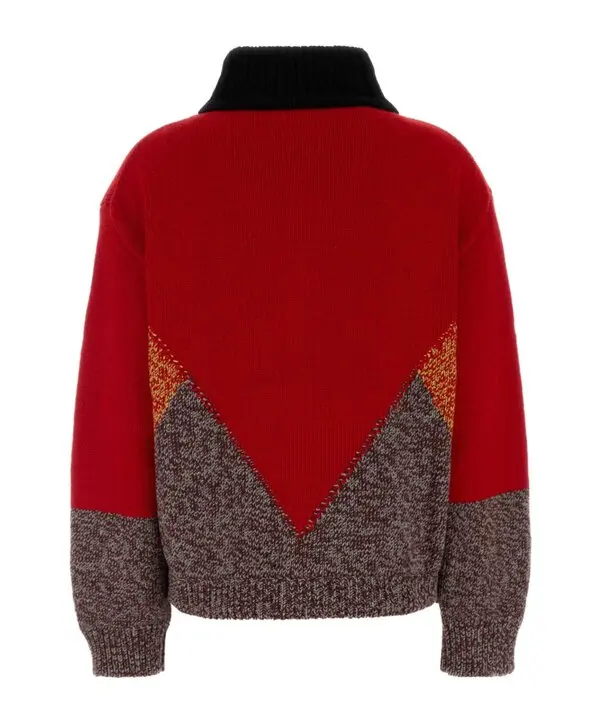 Marni Zippered Knit Cardigan