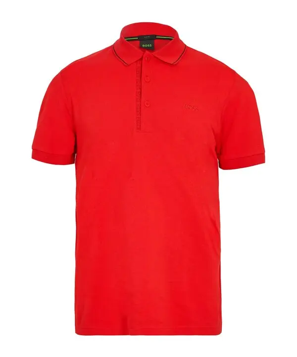 Hugo Boss Shortsleeve Polo Shirt - Red