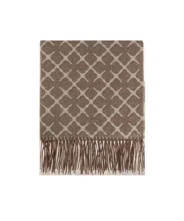BY MALENE BIRGER Logo Scarf - Brown