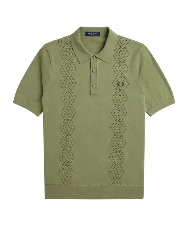 Fred Perry Knit Shortsleeve Polo Shirt