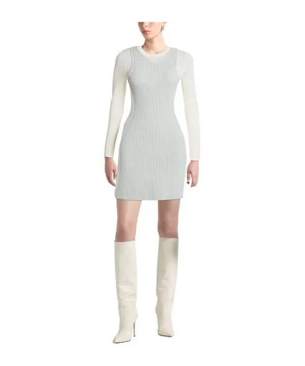 DIESEL® Fitted Woolen Dress