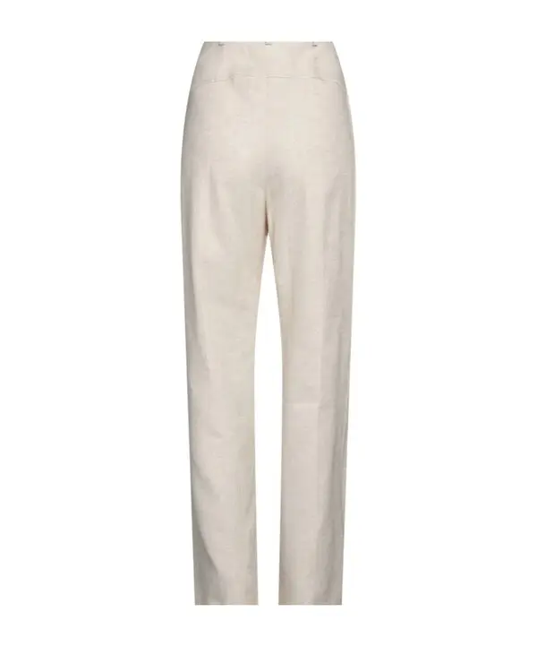 Jacquemus Solid-colored Flared Trousers - Beige