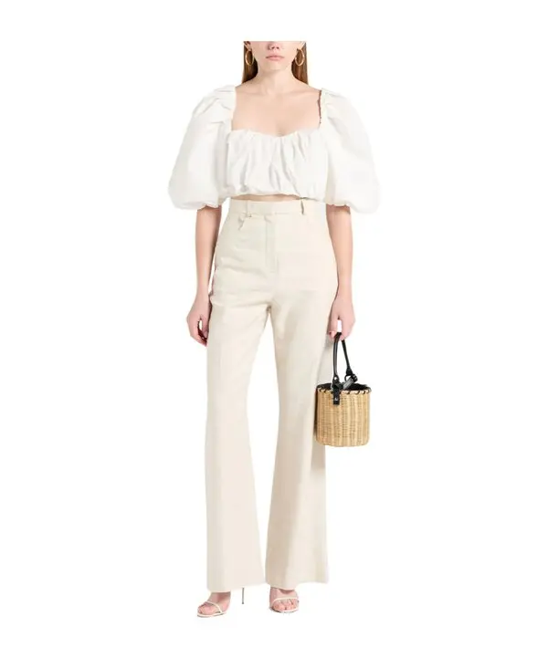 Jacquemus Solid-colored Flared Trousers