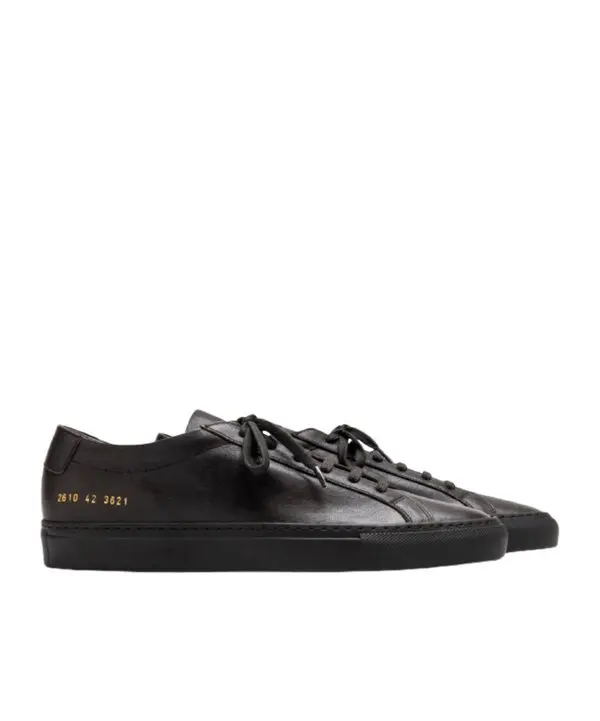 COMMON PROJECTS Logo Low-top Casual Shoes - Black